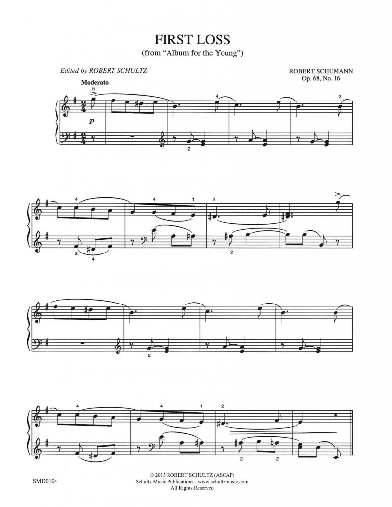 First Loss | Schultz Music Publications