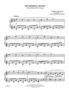 Humming Song | Schultz Music Publications
