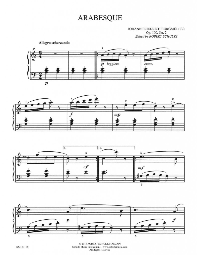 Arabesque | Schultz Music Publications