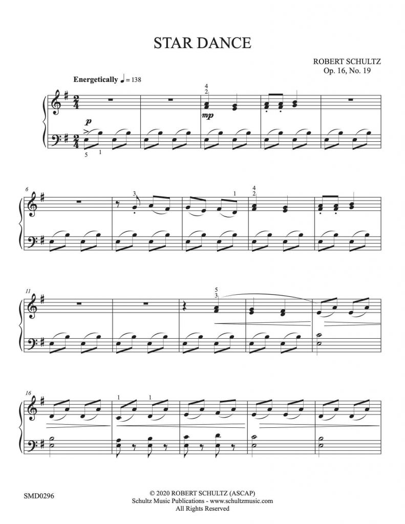 Star Dance | Schultz Music Publications