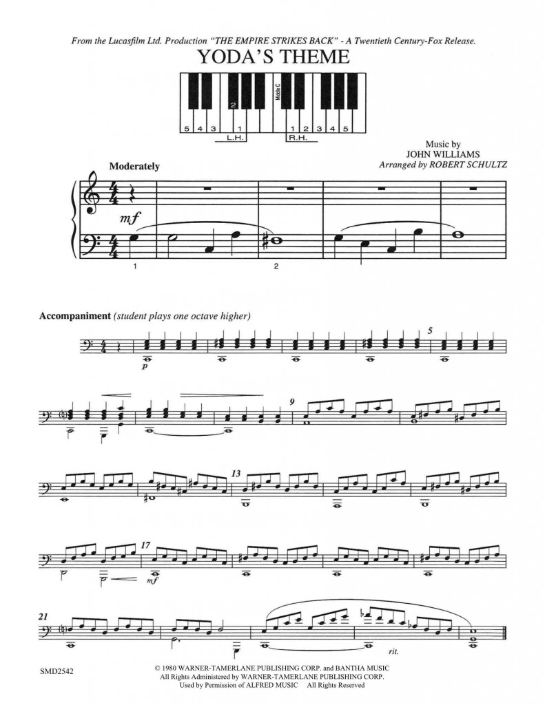 Yoda’s Theme | Schultz Music Publications